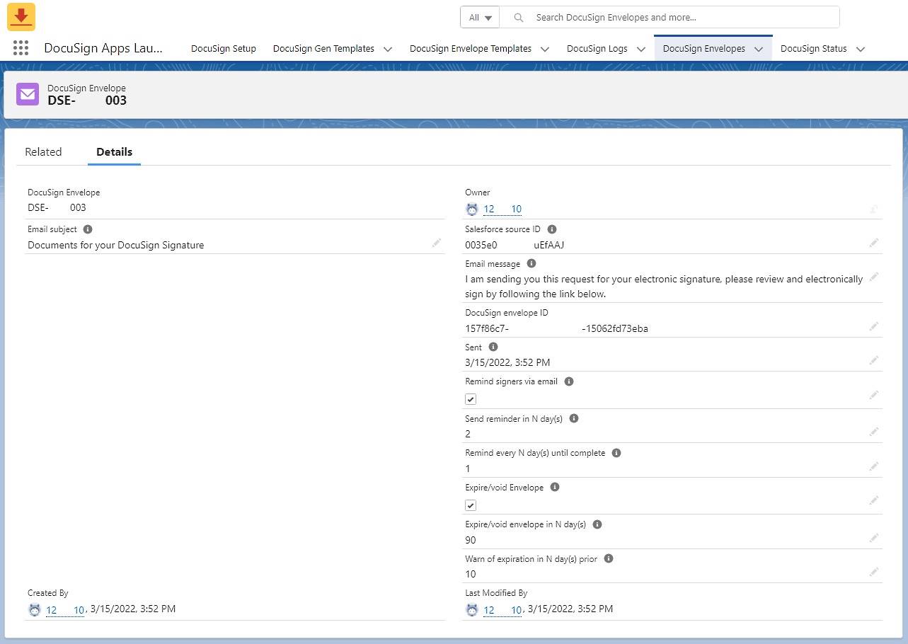 Apex: How to send an envelope with email reminders | DocuSign