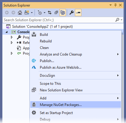 C# SDK setup and configuration | Docusign
