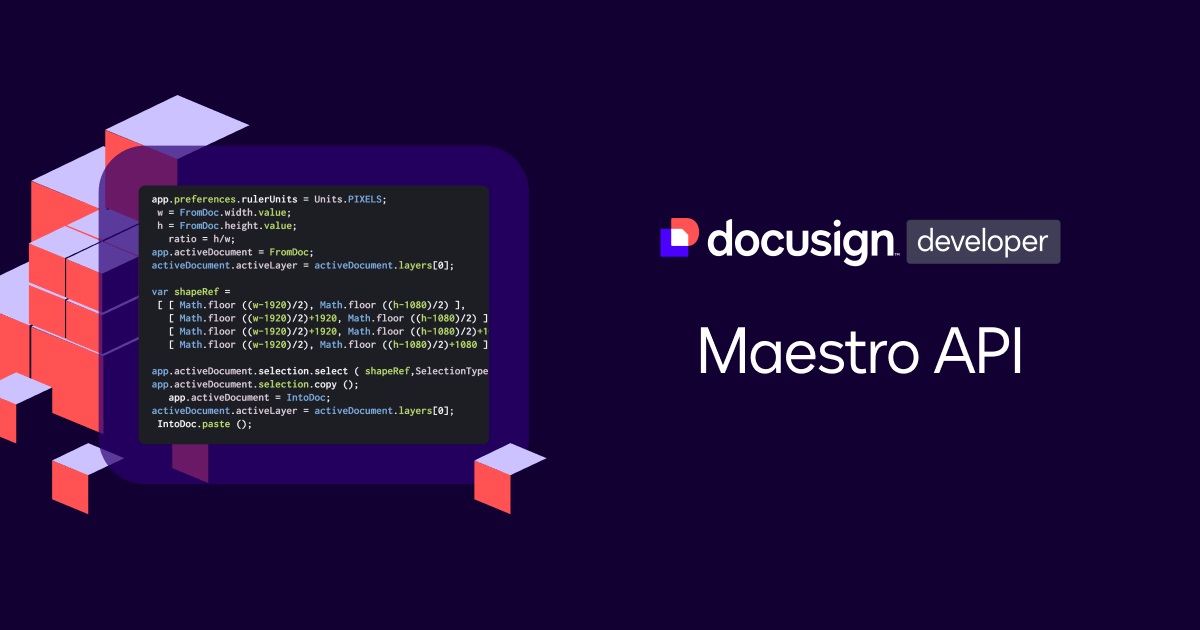 Maestro API overview | Docusign
