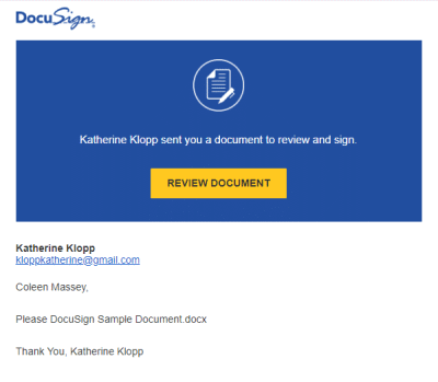 TSP API Flow | DocuSign